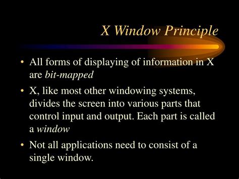 Ppt X Window Powerpoint Presentation Free Download Id2689493
