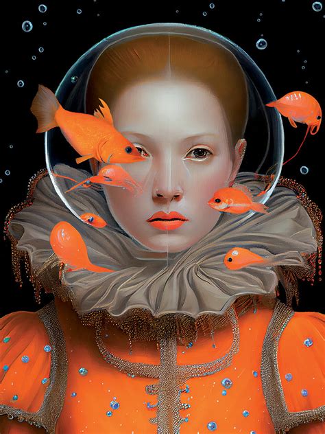 Dikhotomys Vintage Chic Girl Canvas Art Prints Fine Art Canvas