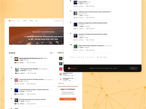 Hacker News Landing Page Redesign By Phoebe Olawale On Dribbble