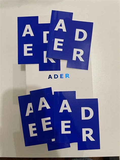 Ader Error Stickers Luxury Accessories On Carousell