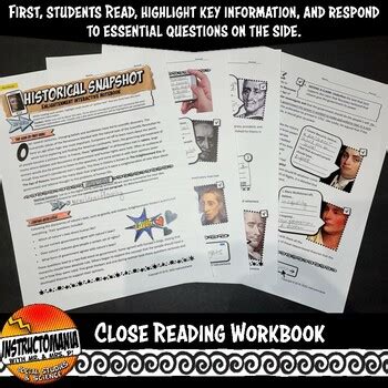 Enlightenment Interactive Notebook Snapshot Reading Workbook Folding