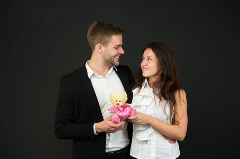 Premium Photo Couple In Love Celebrate Valentines Day Surprise