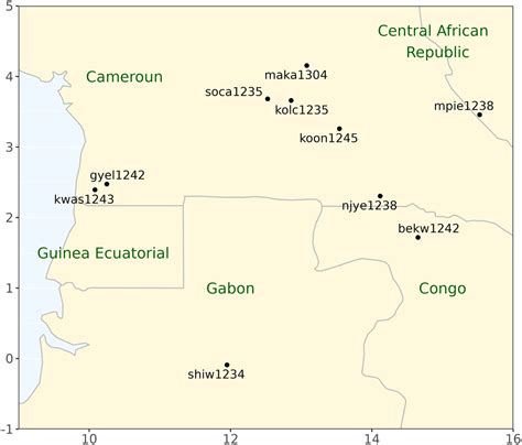La80 A Lexical Database Of 10 Bantu A80 Languages Journal Of Open