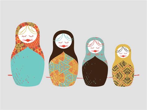Nested Patterns Illustration Artwork Inspiration Vector Pattern