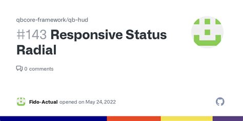 Responsive Status Radial · Issue 143 · Qbcore Frameworkqb Hud · Github