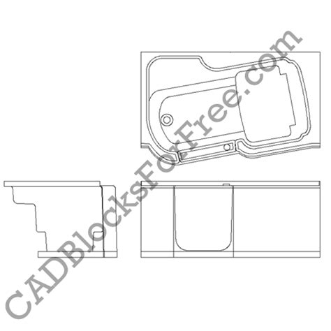 Bath Free AutoCAD Block In DWG