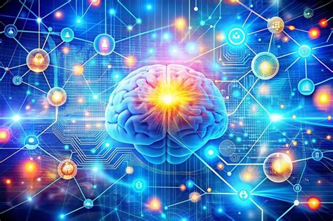 Premium Photo Abstract Science And Technology Background Network Of Connections And Neural Links