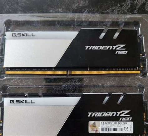 Оперативная память Ddr4 Tridentz Neo Rgb 32gb Festima Ru частные объявления