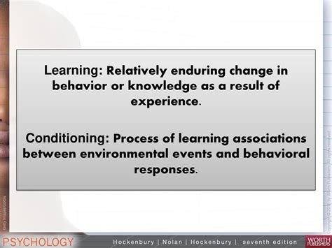 Learning: Relatively enduring change in behavior or knowledge as a result of experience. - ppt ...