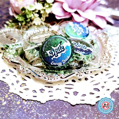 Original Spite Energy Drink Bottle Cap Button Etsy