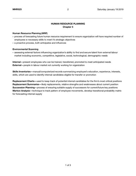 Lecture 2 Mhr523 Content Divided By Pages Mhr523 2 Saturday