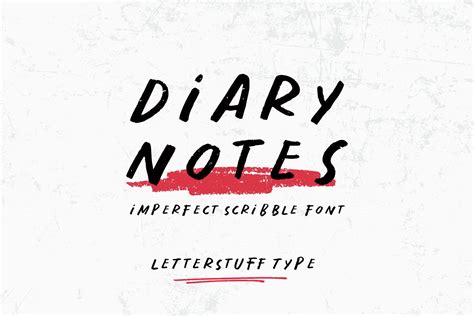 Diary Notes Scribble Font By Silirenna On Deviantart