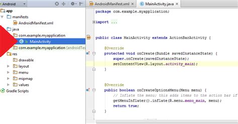 Linda Programación Ubicación De Mainactivityjava