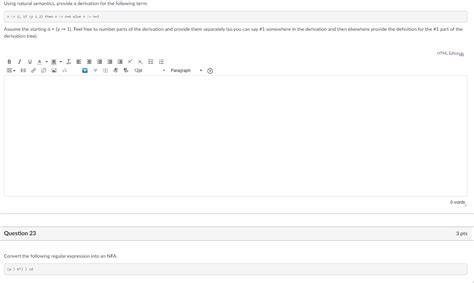 Using Natural Semantics Provide A Derivation For The