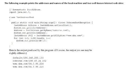 Networking Networking Basics At The Core Of Javas