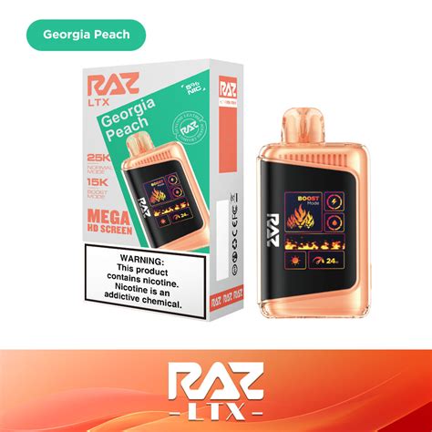 Georgia Peach Raz Ltx 25k Disposable Vape Buy Now