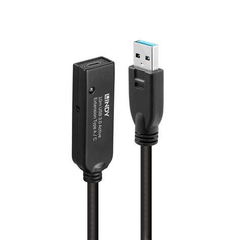 M Usb Active Extension Cable Type A To C Lindy Australia