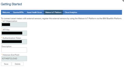 Configuring The Watson IoT Platform For Maximo Asset Health Insights 7 6