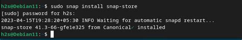 Setup Snap Store In Debian 12 Bookworm Linux LinuxShout