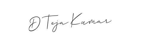 97 D Teja Kumar Name Signature Style Ideas Great Electronic Sign