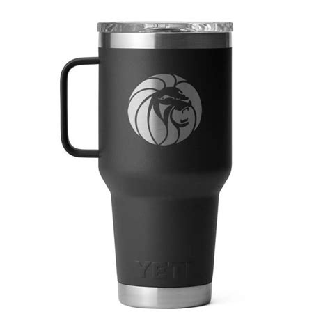 Custom Yeti Rambler 30oz Travel Mug With Stronghold Lid