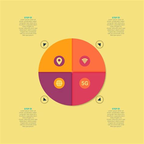 Premium Vector Circular Business Infographic Template