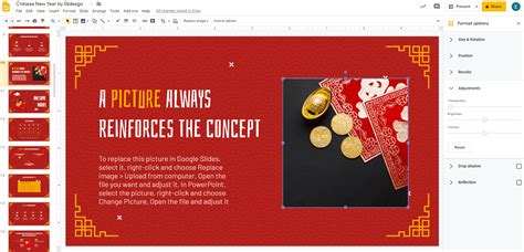 How To Apply Effects To An Image In Google Slides Tutorial