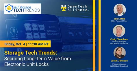 Opentech Alliance On Linkedin Selfstoragetech Electroniclocks