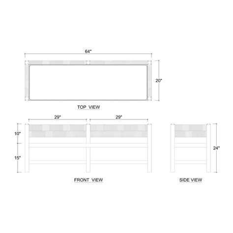 Coastal White Bench Classic Design With A Seagrass Backrest English