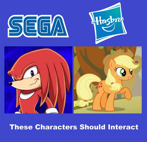 Knuckles And Applejack Should Interact By Noahishere18 On Deviantart