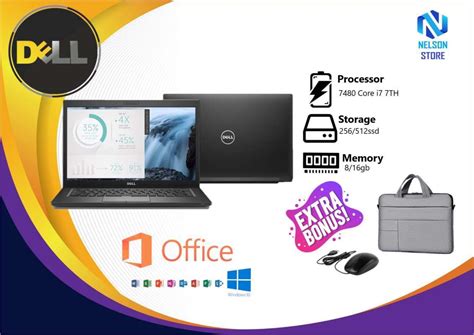 Jual Dell Latitude 7480 Core I7 7th Ram 8gb256gb Ssd 14inch Full Hd