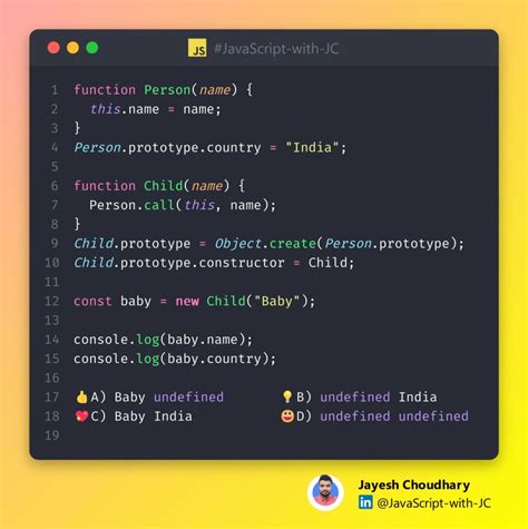 Frontend Consultant On Linkedin Initialize A Constructor Function For A New Person Function