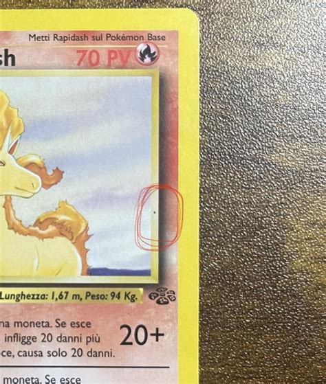 Rapidash Jungle 1st Edition Italian Rpokegrading