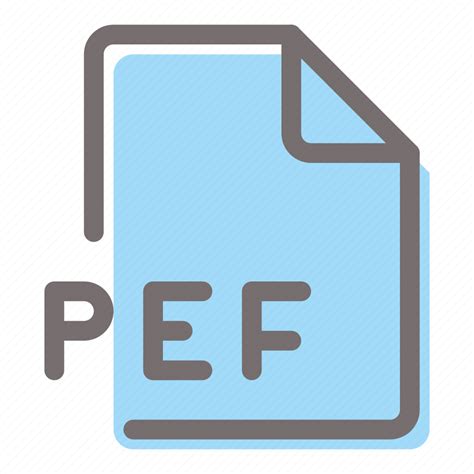 Pef File Format Document Extension Icon Download On Iconfinder