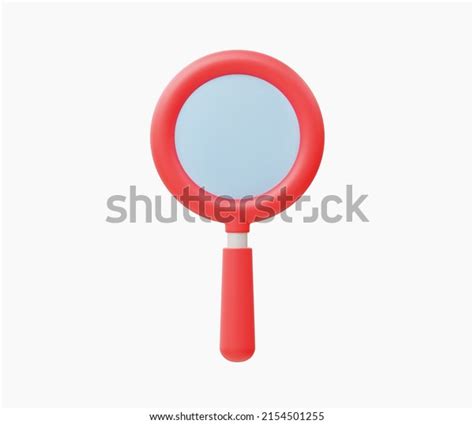 3d Realistic Magnifying Glass Vector Illustration Stock Vector Royalty