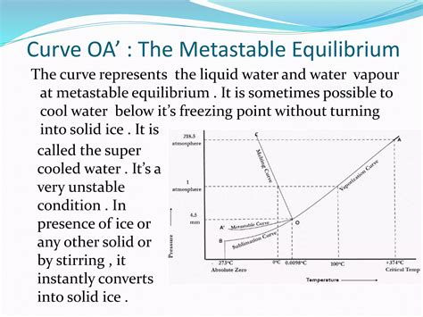 Phase Diagram Of A One Component System Water System Pptx