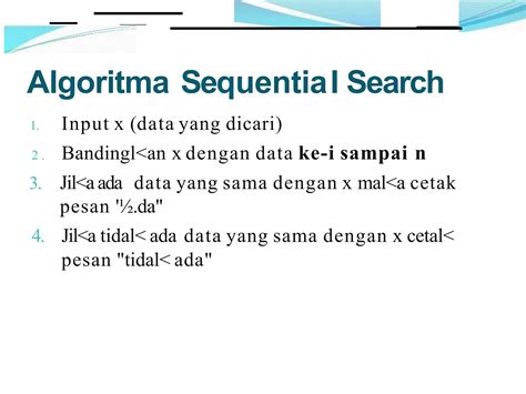 Modul Pembelajaran Searching Algorithm Pptx