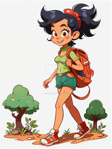 Cartoon 43869 Hiker Girl By Rosesstreet On Deviantart