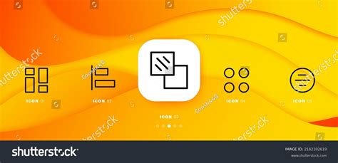 App Menu Set Icon Application Icons Stock Vector Royalty Free