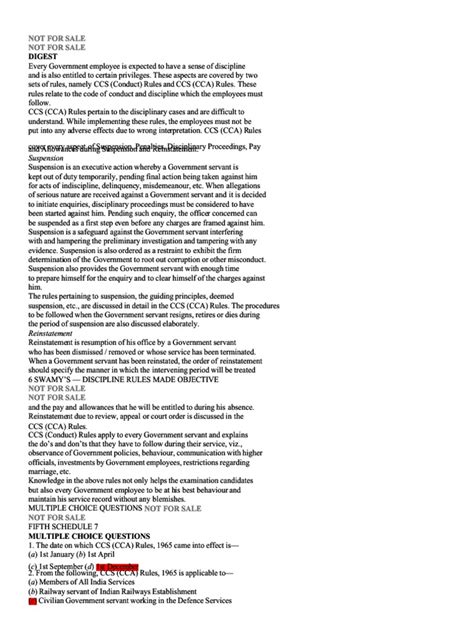 Pdf Ccs Cca Rule Mcq Compress Pdf Academic Degree Qualifications