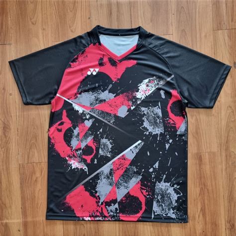 Jual Kaos Jersey Badminton Fajar Rian Fajri Indonesia All England Bulu Tangkis Grade