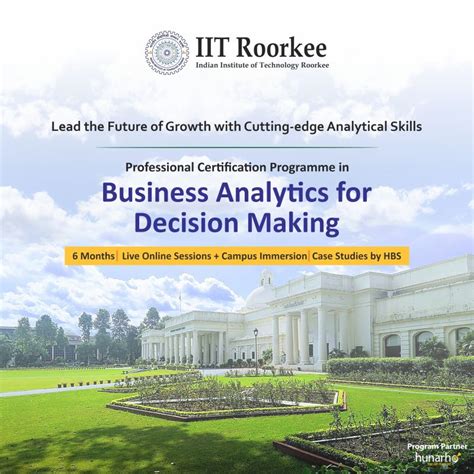 Business Analytics For Decision Making Iit Roorkee Business Analytics For Decision Making