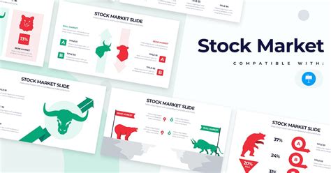 Инфографика Keynote на фондовом рынке бизнеса Шаблоны презентаций Envato Elements