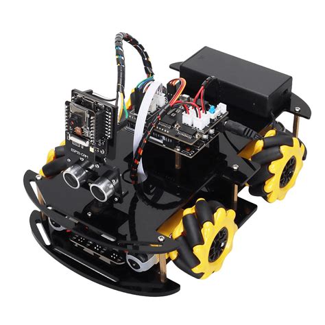 Kit De Coche Robot Inteligente Kit De Leva Esp32 Arrancador De Bricolaje Programable Evitación