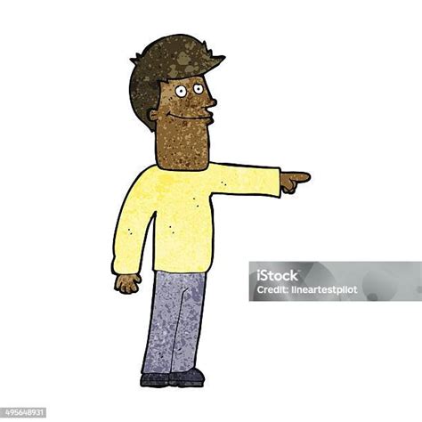 Cartoon Man Pointing向量圖形及更多兒童圖片 兒童 剪貼畫 成年人 Istock