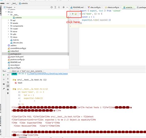 Webstorm Output Garbled Characters Issue Linux China Vitest