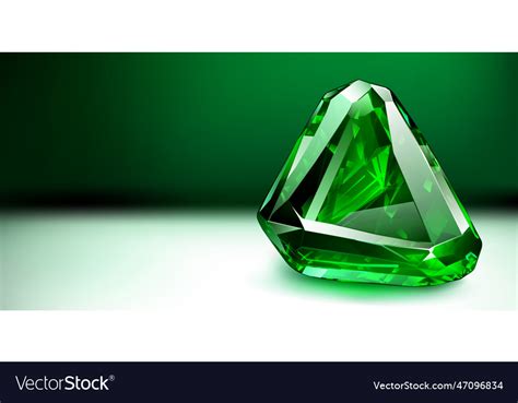 A Big Precious Crystal Royalty Free Vector Image