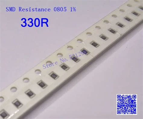 Smd Resistance 0805 330r 330 Ohm 1 1 8w Chip Resistors 500pcs Lot In