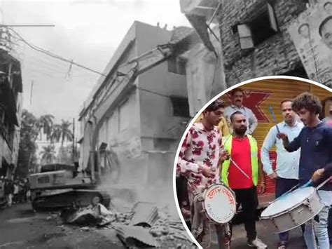 Spitting Row House Of Accused Demolished Amid Cheers In Ujjain