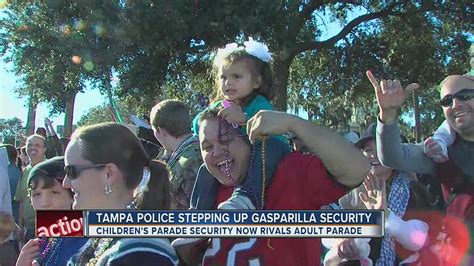 Tampa Police Stepping Up Gasparilla Security Youtube